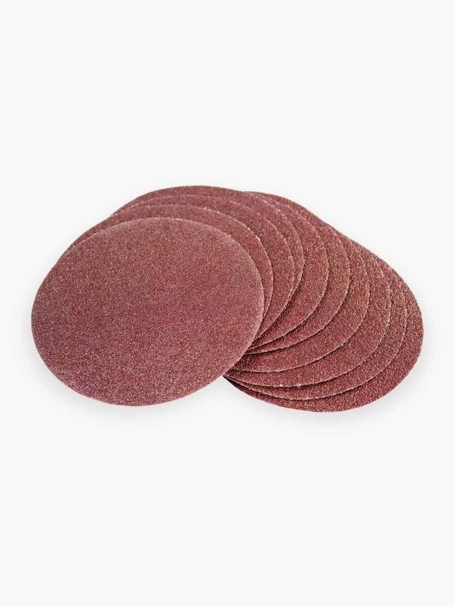Шлифовальные круги 125 мм на липучке / Набор наждачных кругов 60 шт