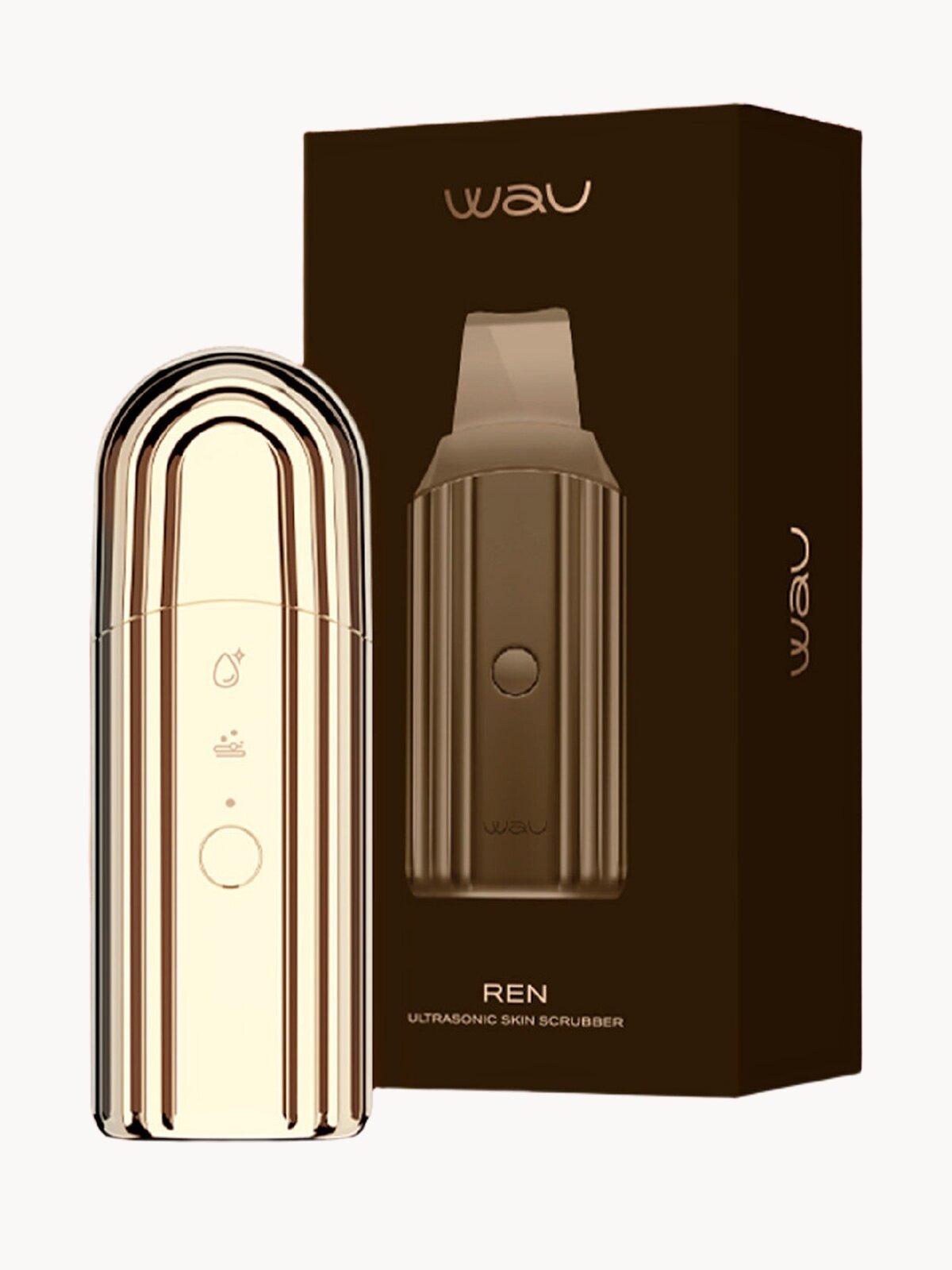 WAU Скрабер REN, ультразвуковая чистка лица для очищения кожи