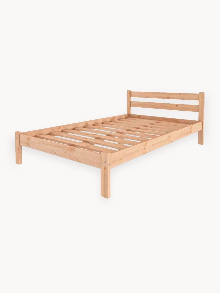 Кровать деревянная 120х200 см Тарва, сосна