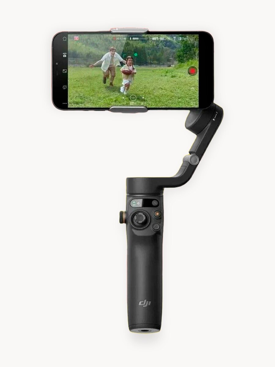 Стабилизатор DJI Osmo Mobile 6, для смартфона, 3 оси, телескопический штатив, серый