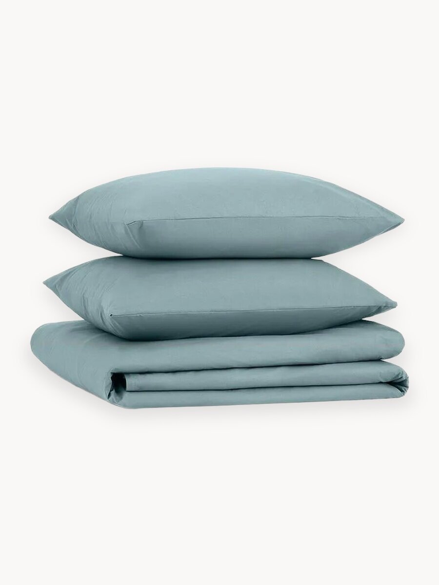 Постельное белье Askona (Аскона) Comfort Cotton (двусп) Серо-голубой