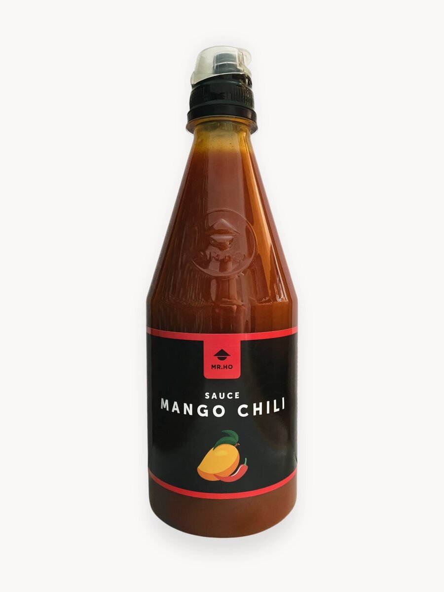 Соус Чили Манго MR.HO, умеренно острый, 500мл, для морепродуктов/мяса/птицы/салатов/чипсов