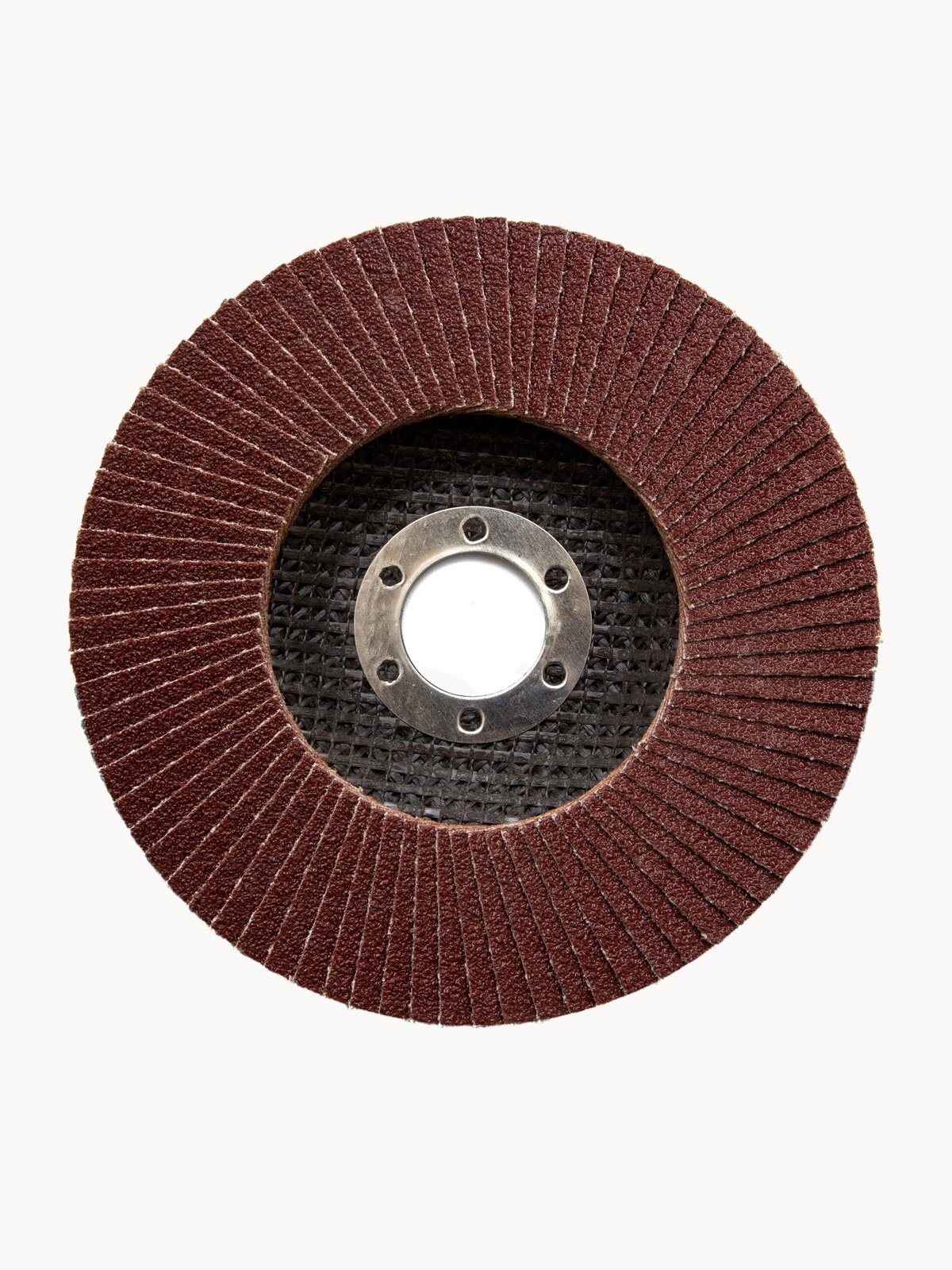 Круг лепестковый торцевой 125х22 мм P80 VIRA 10шт для УШМ, шлифовальный по металлу и дереву, тканевая основа, зернистость Р80, электрокорунд