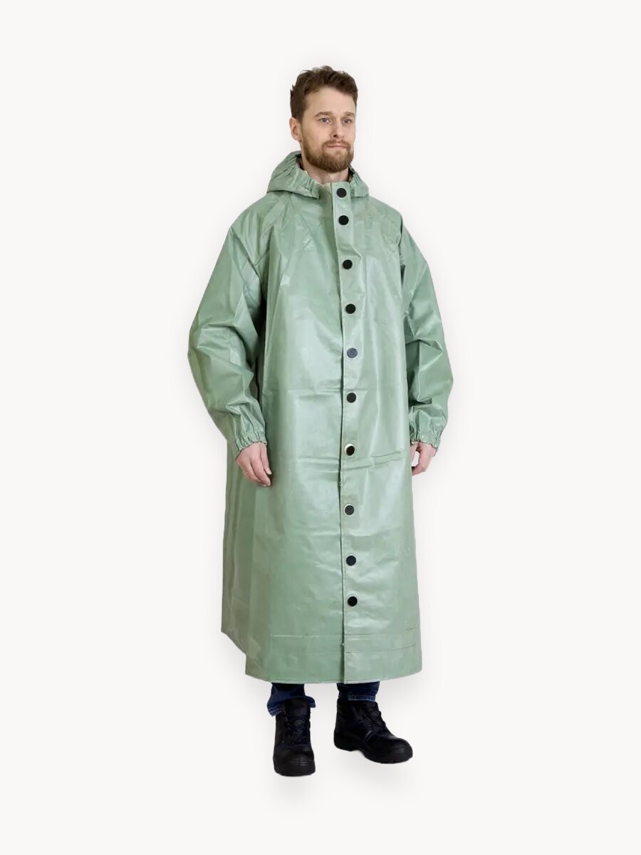 Плащ Химзащиты ОЗК прорезиненный влагозащитный, одежда маскхалат, тактический, для работы, рыбалки, охоты