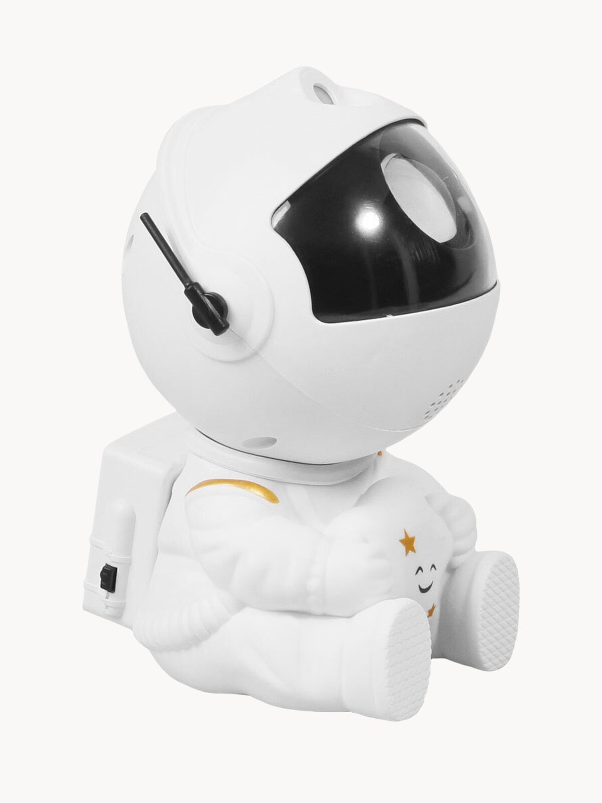 Ночник Космонавт, проектор звездного неба, настольный светильник, детский ночник с пультом, белый, астронавт