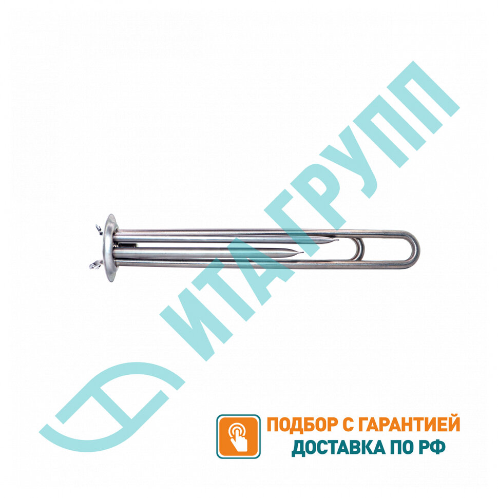 ТЭН 2 кВт (700+1300Вт) RF для водонагревателя Thermex, Garanterm, Electrolux EWH, под анод М4, клеммы под винт, 30844