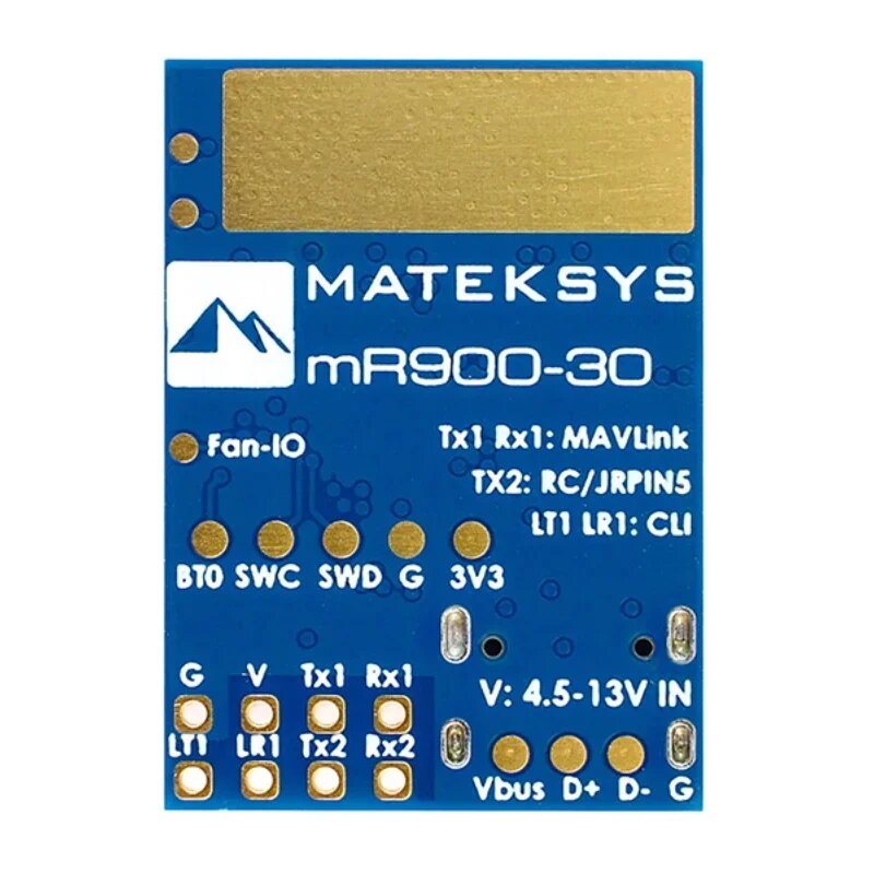 1 шт./лот новый приемник MATEK Mateksys mLRS MAVLink 900 МГц, mR900-30