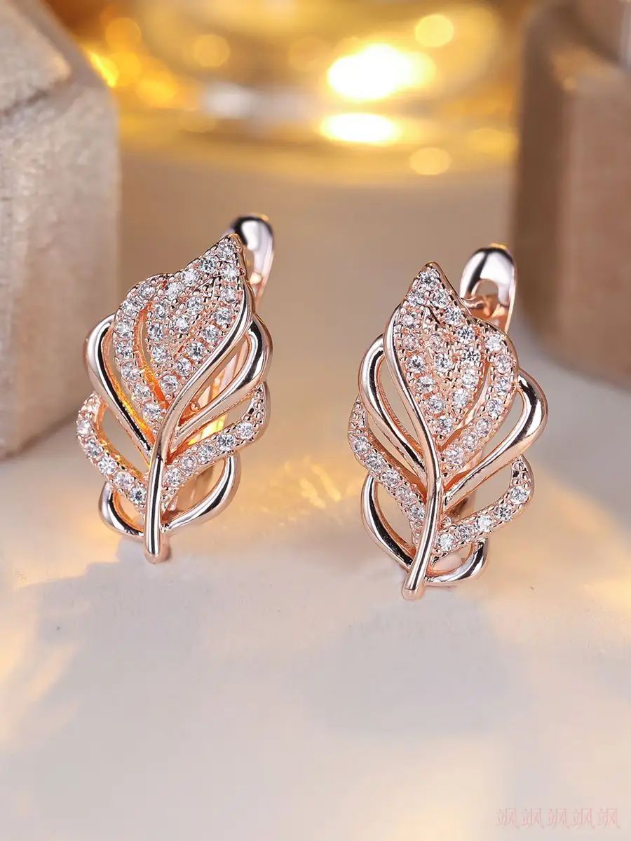 Серьги, искусственный камень