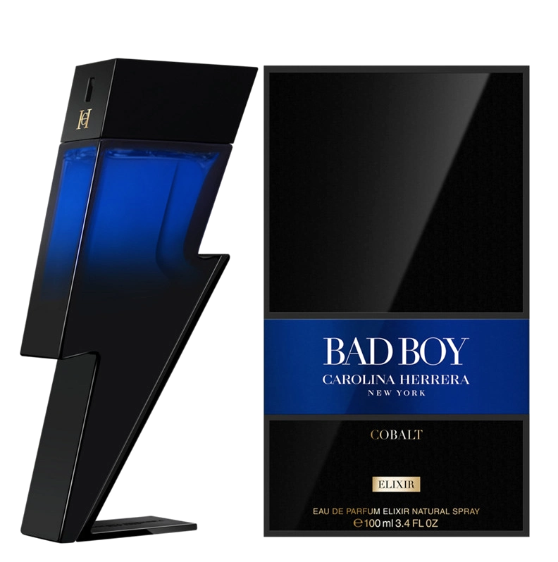 Парфюмерная вода Carolina Herrera Cobalt Elixir Bad Boy 100 мл мужская / Кобальт Эликсир Бэд Бой
