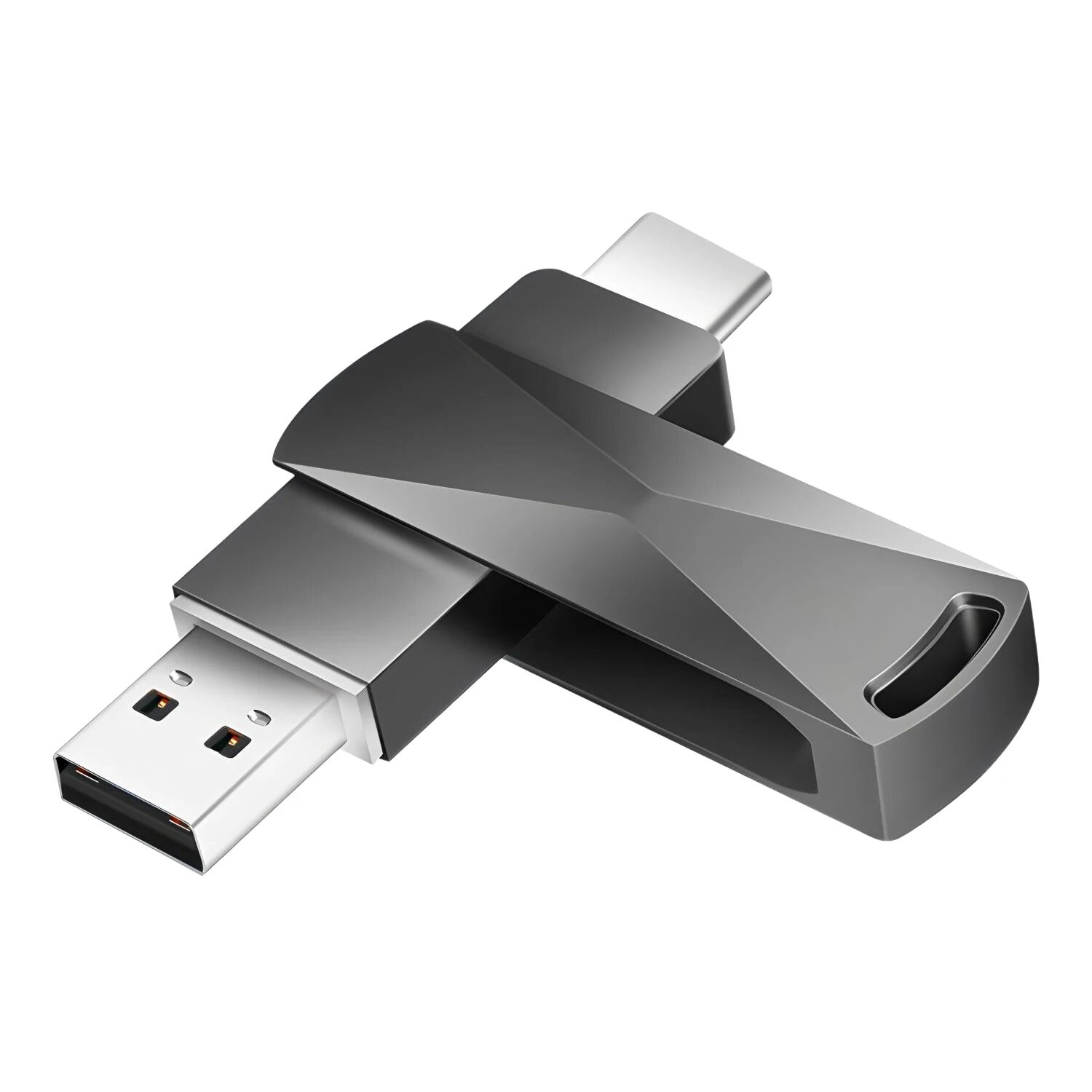 Флешка USB Type-C 32ГБ, серая