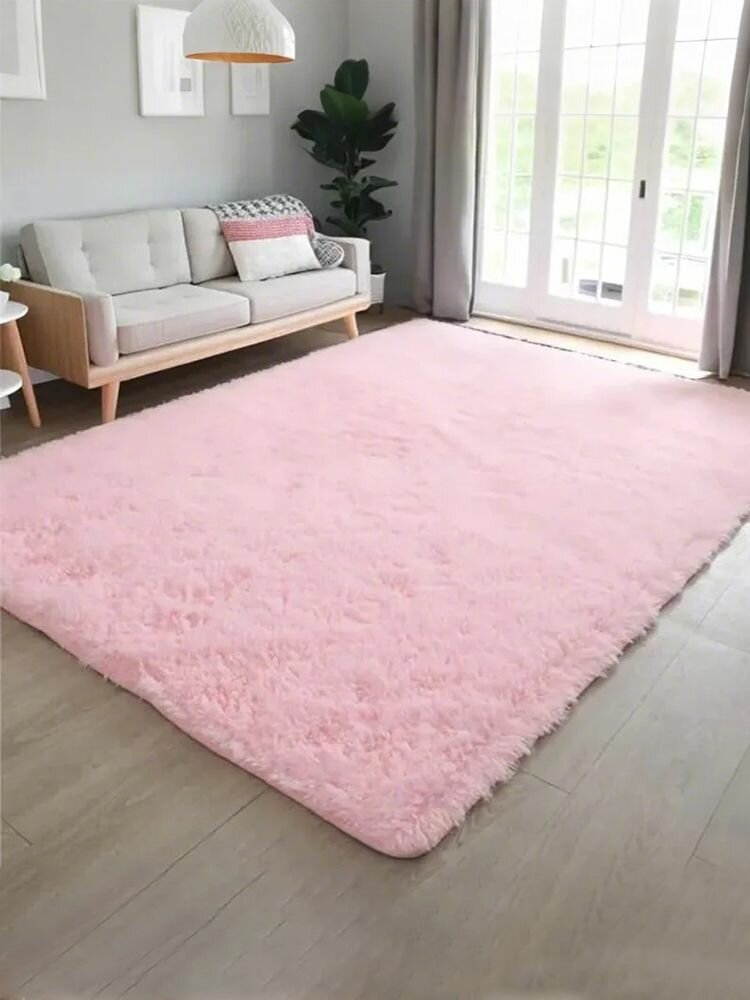 Ковровое покрытие с градиентным рисунком из длинного штапеля можно стирать, 2 x 3 м