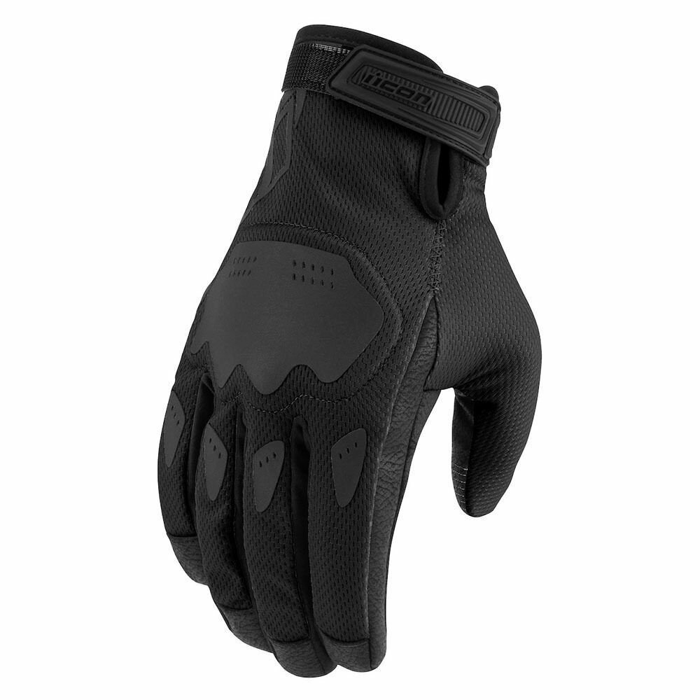 Мотоперчатки ICON Hooligan CE Gloves / Черный (S / Черный)