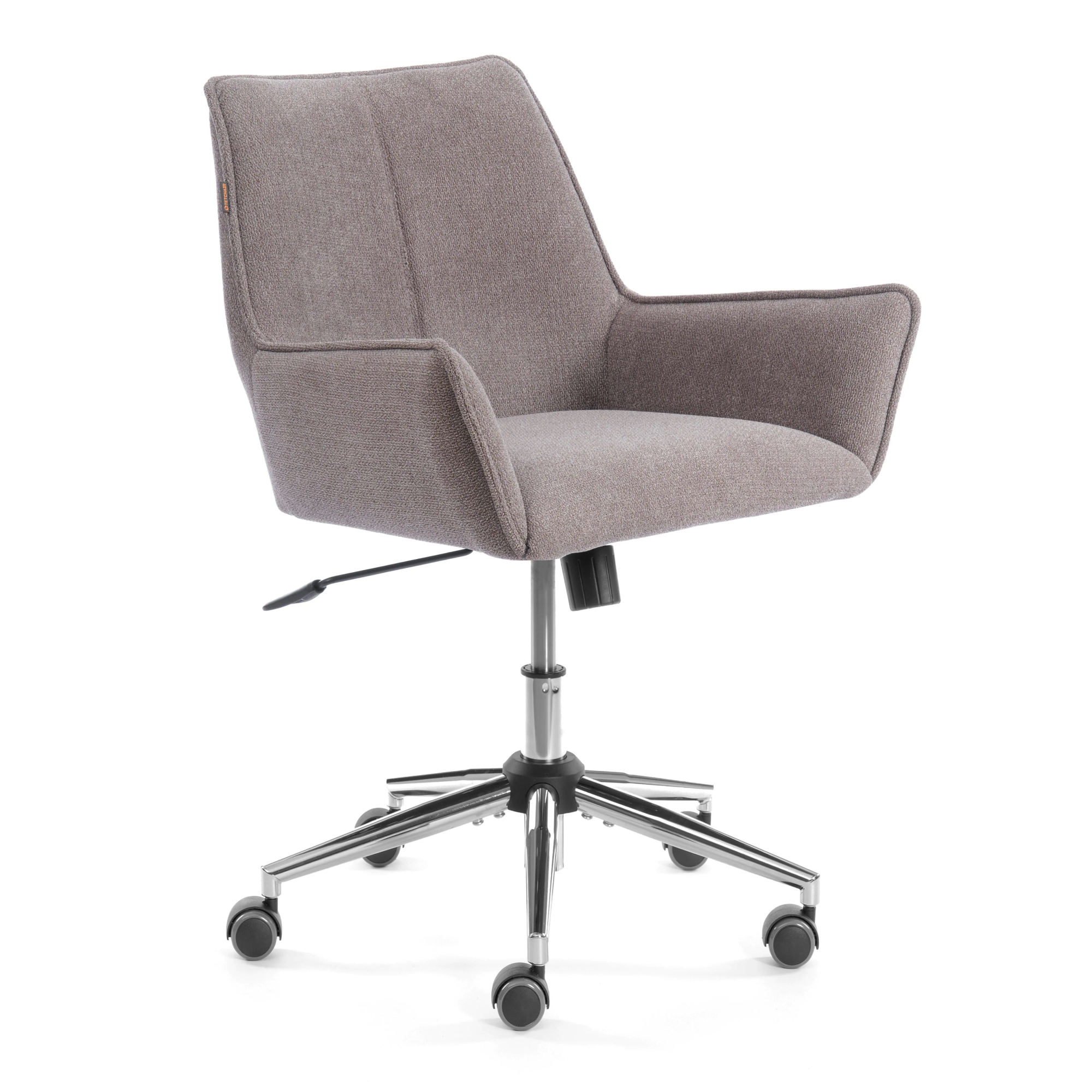 Кресло Мурано Tetchair бежевый, велюр и металл, мягкое сиденье, с подлокотниками