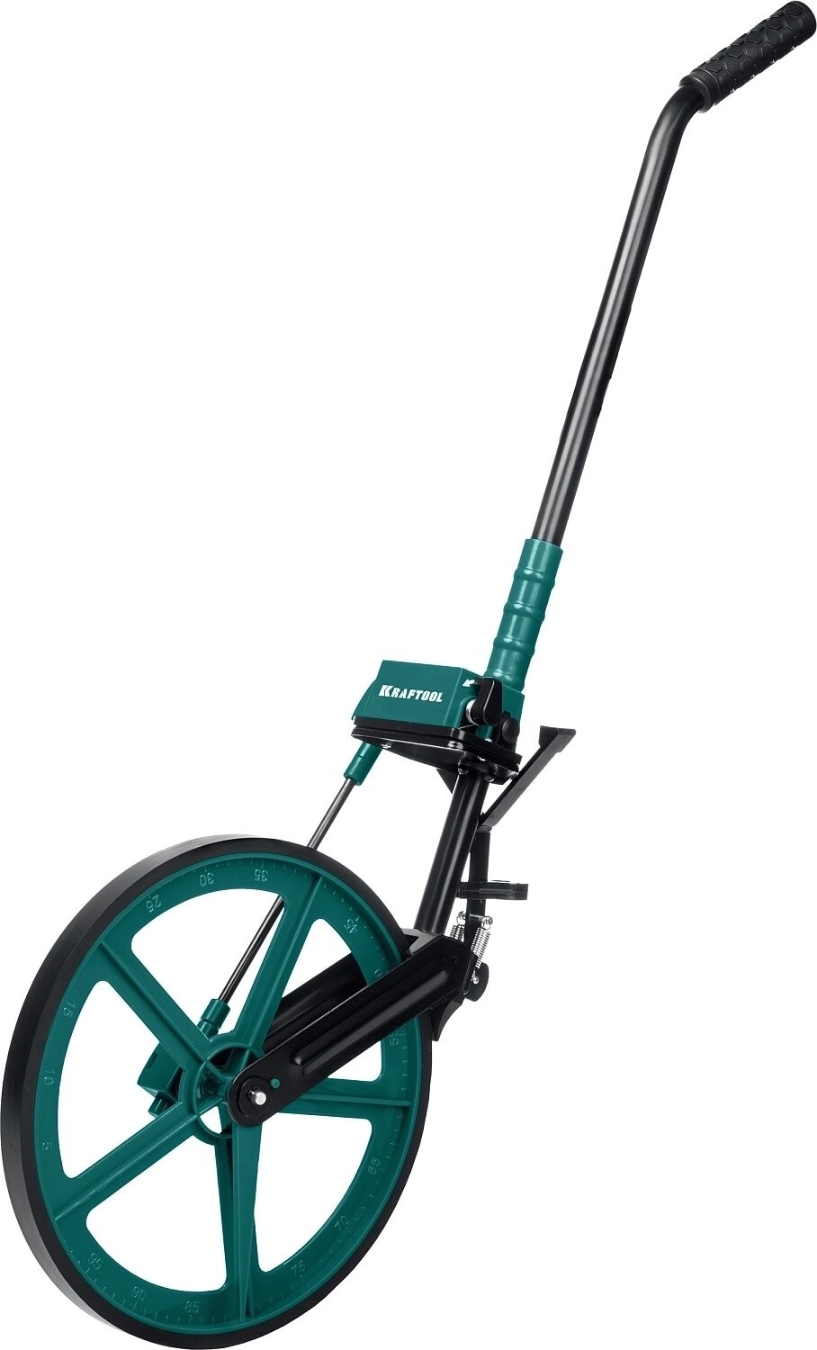 Измерительное колесо (курвиметр) с металлическим шасси и рукояткой KRAFTOOL 34756