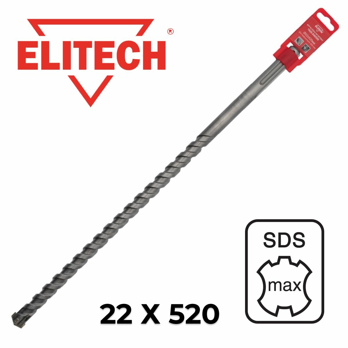 ELITECH 1820.040500 Бур SDS-max 22х520