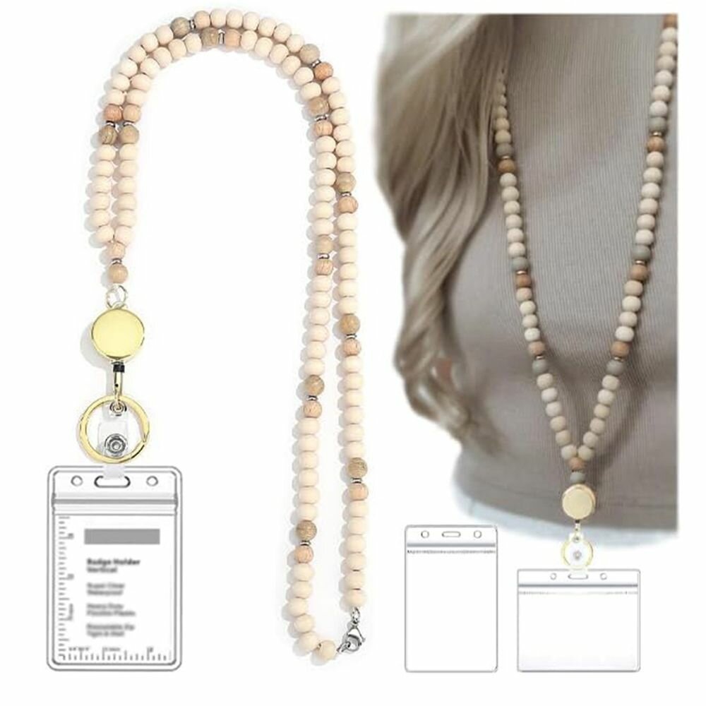 Выдвижные шнурки для бейджей и ключей для женщин-учителей