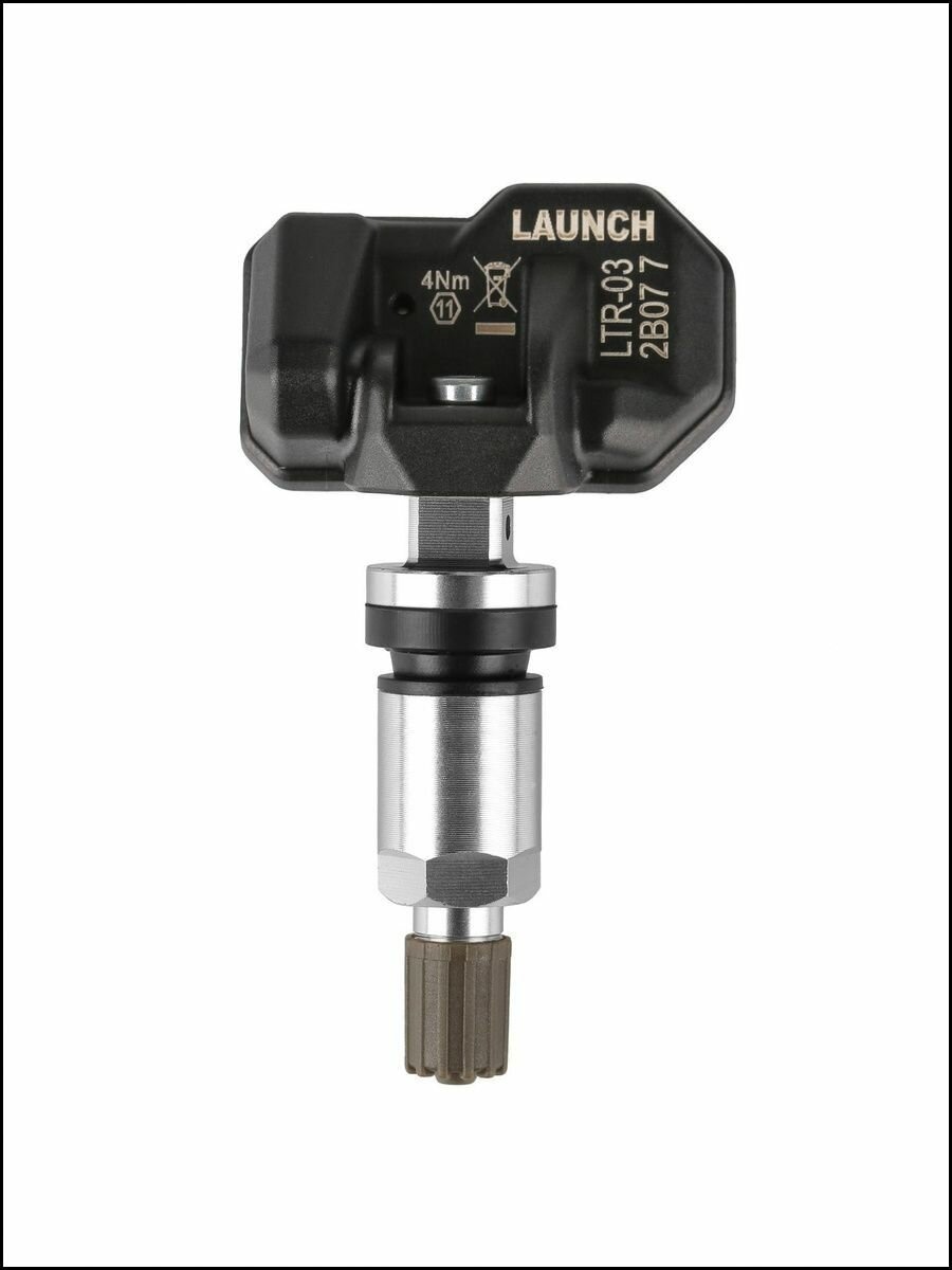 Датчик контроля давления в шинах Launch TPMS LTR-03 433+315 металл (серебро), 1 шт.