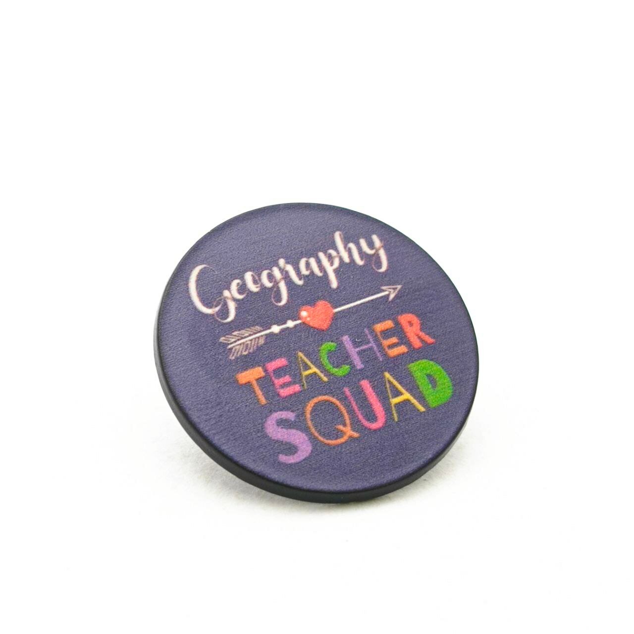 Значок для учителей на одежду, рюкзак и сумки " География "/ 1 шт.