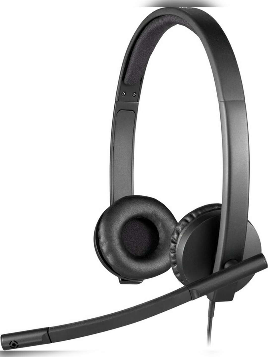 Компьютерная гарнитура Logitech VC USB Headset Stereo H570e, черный (981-000575)