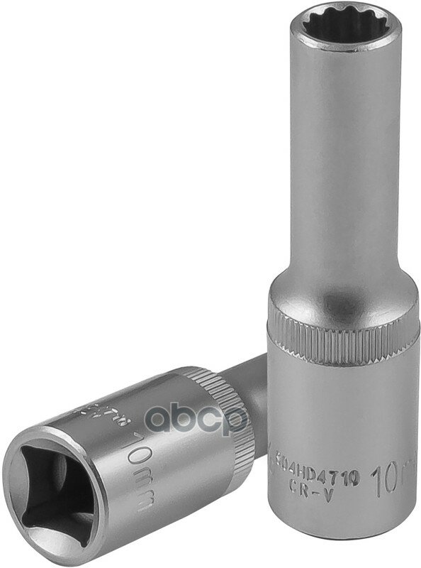 Головка торцевая глубокая 12-гранная 1/2"DR, 10 мм Jonnesway арт. S04HD4710