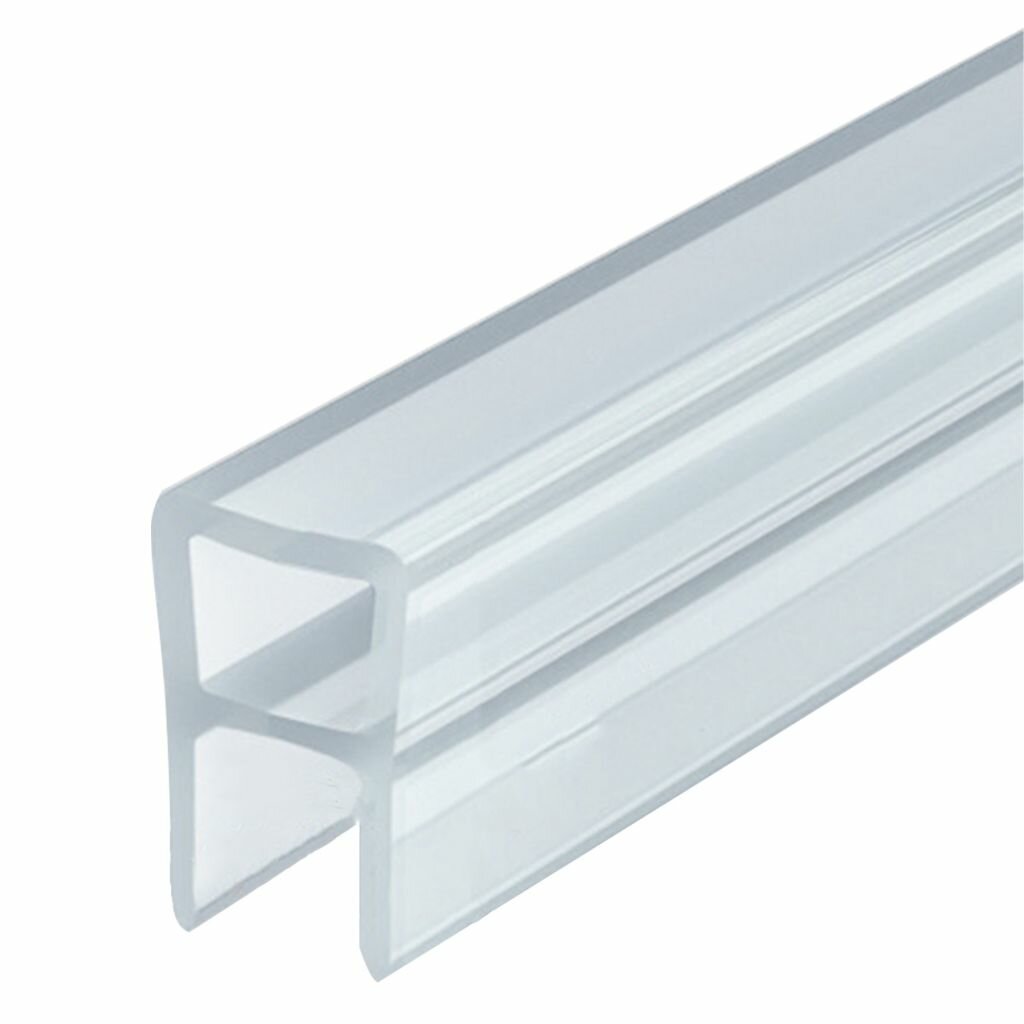 U-образная стеклянная дверь ванной комнаты с водонепроницаемой уплотнительной лентой-10 мм