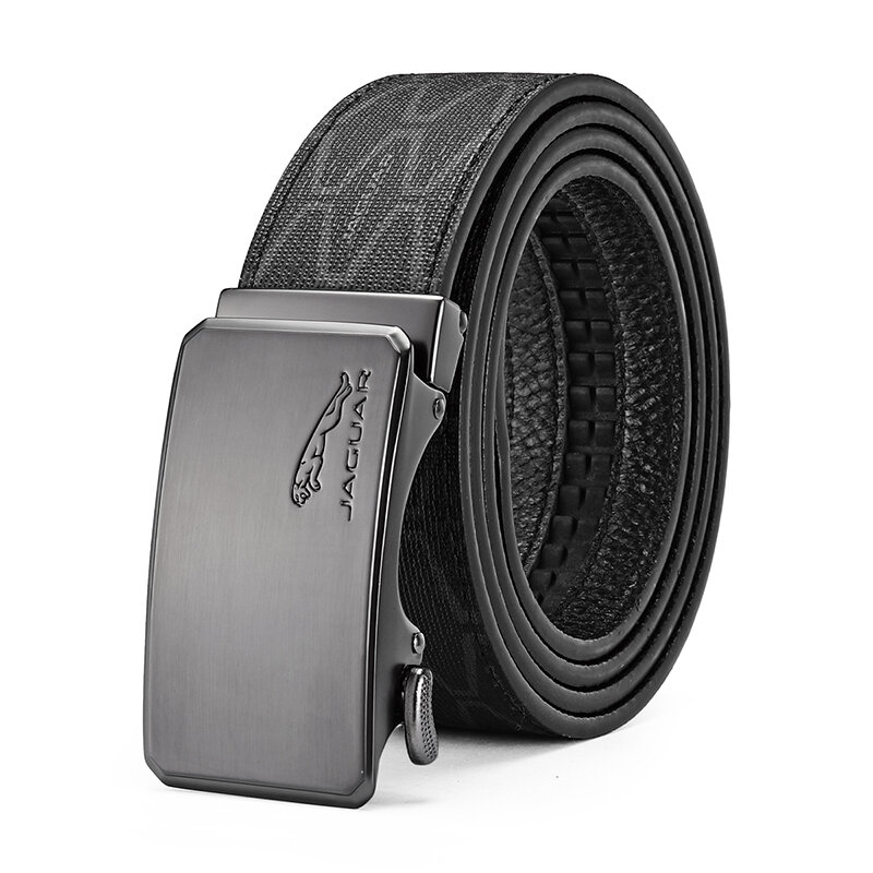 JAGUAR Cow Leather PVC Polyvinyl Chloride Leather Belts Men's 130cm