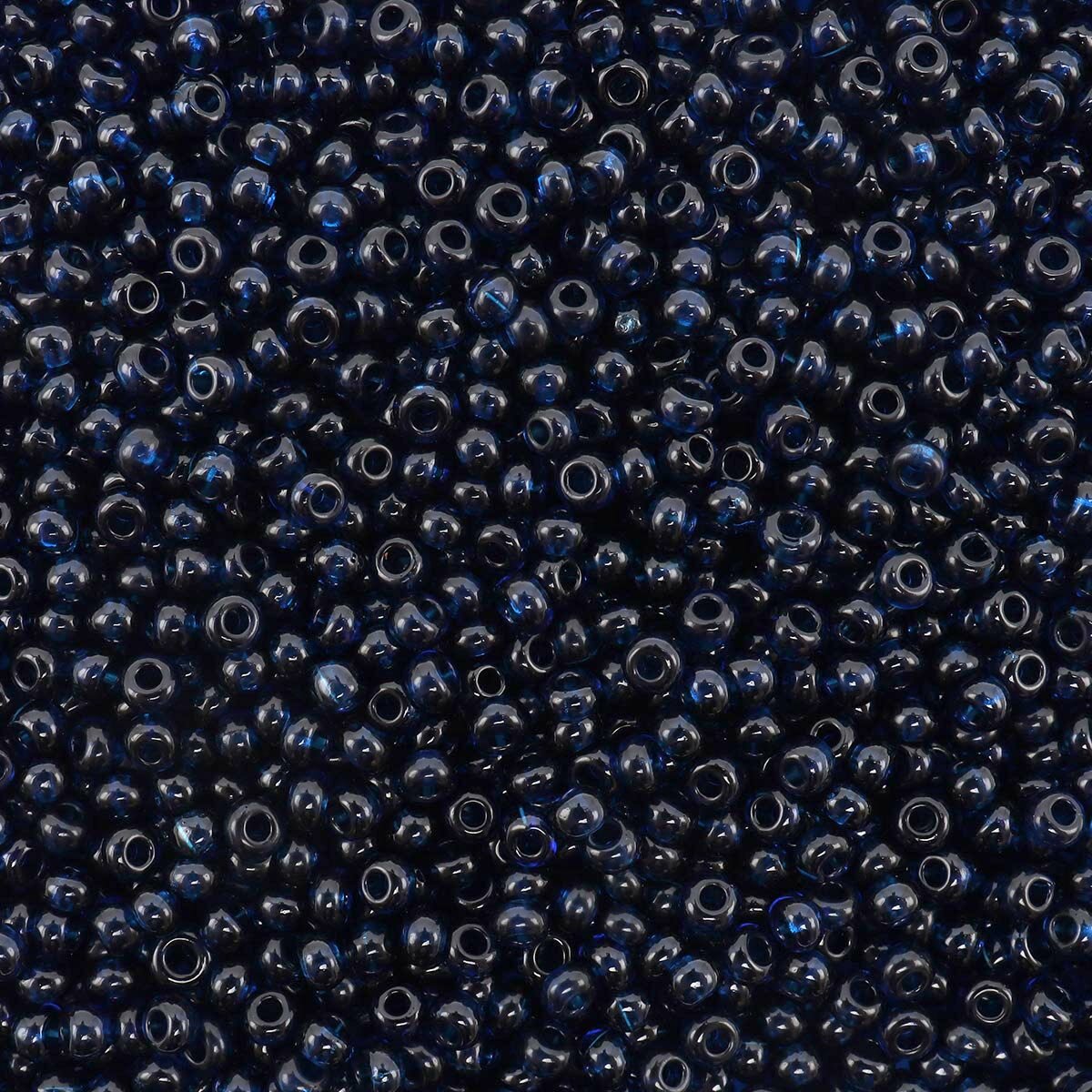 Бисер прозрачный 10/0, Preciosa (60100), круглое отверстие, 50г