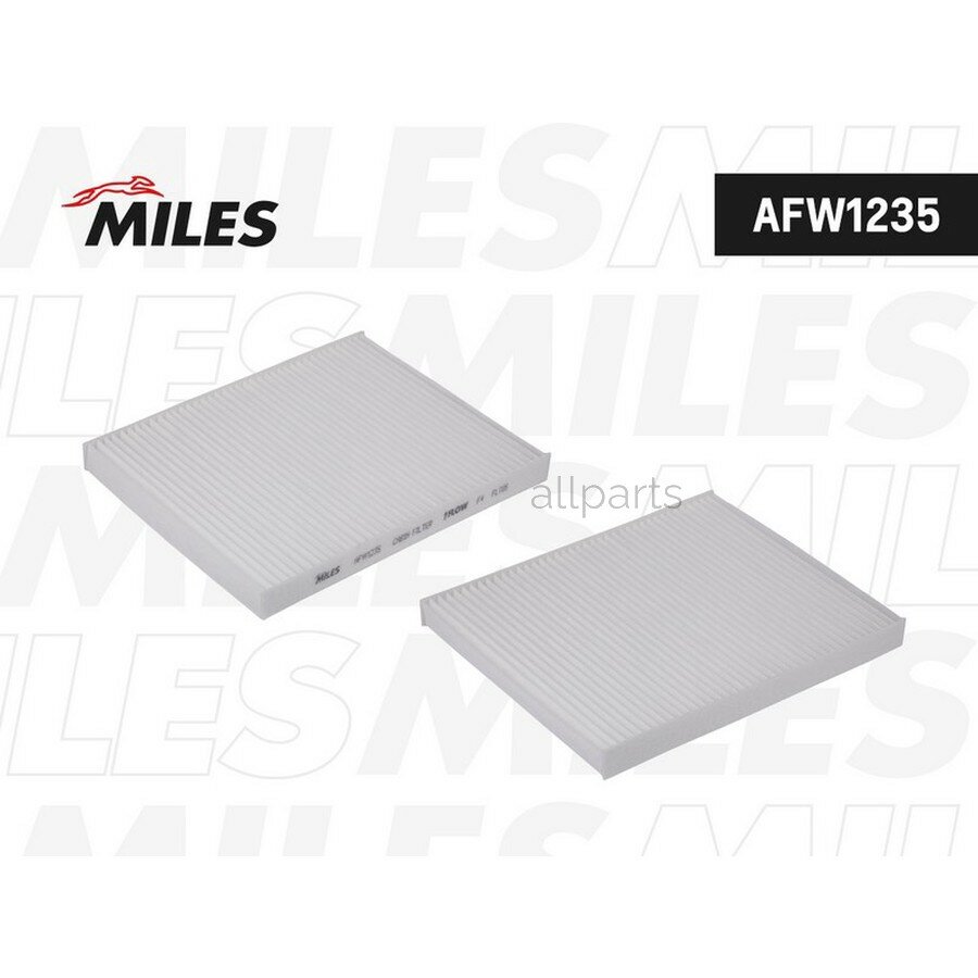 MILES AFW1235 Фильтр салона FORD FIESTA 08-