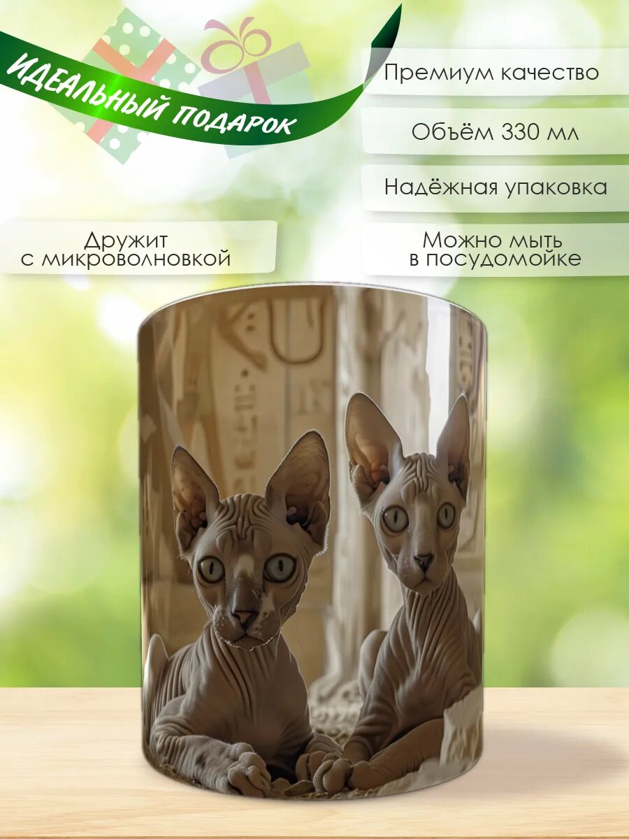 Кружка Кот Сфинкс — фото 1