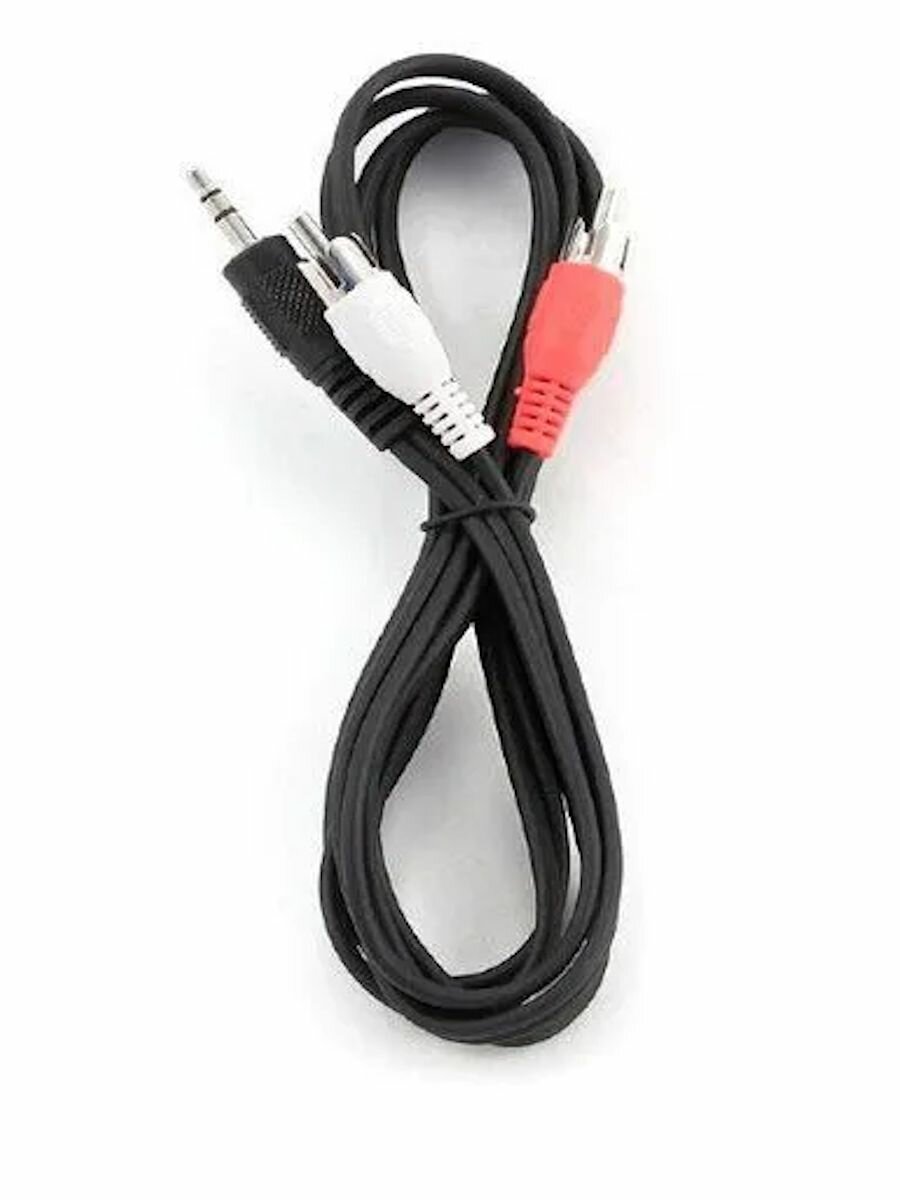 Аудио кабель Джек и 2 тюльпана (Кабель Jack-3,5 > RCAx2)