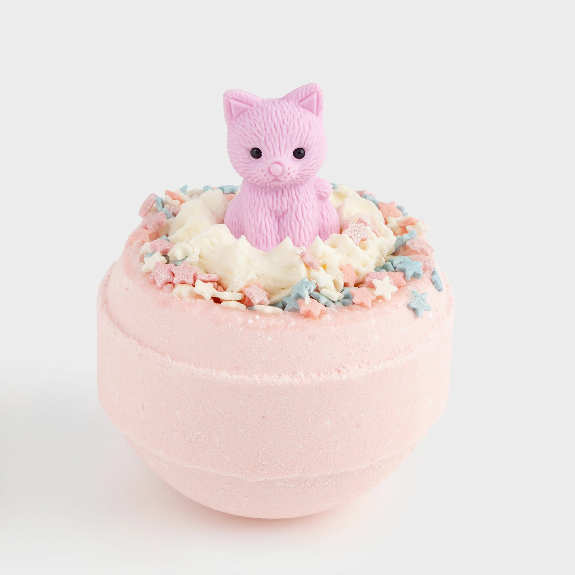 Бомбочка для ванны, 130 гр, с игрушкой, в ассортименте, Ягодный микс, Кошечка, Cat