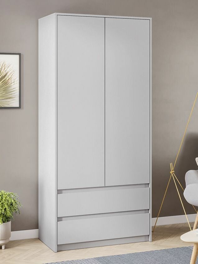 Шкаф для одежды Айден ШК06-900 серый (Интерьер-Центр)