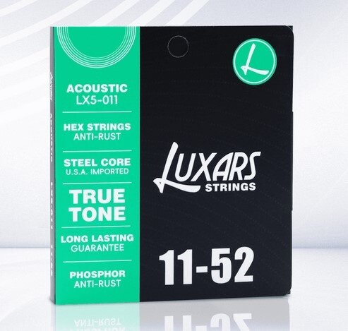 Струны для акустической гитары Luxars LX5-011 11-52