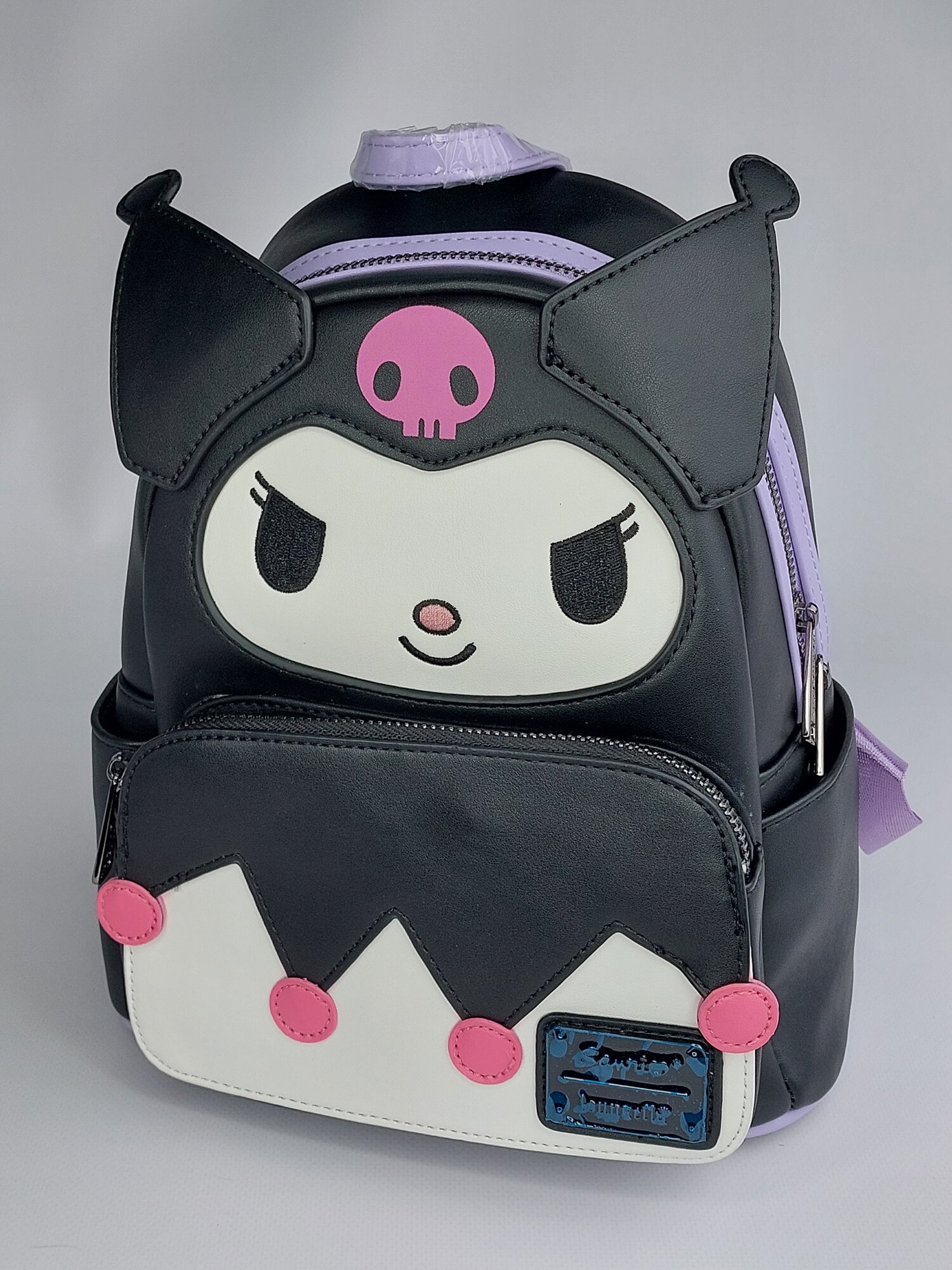 Сумка рюкзак Loungefly Куроми из мультика Моя Мелодия Sanrio Kuromi hello kitty