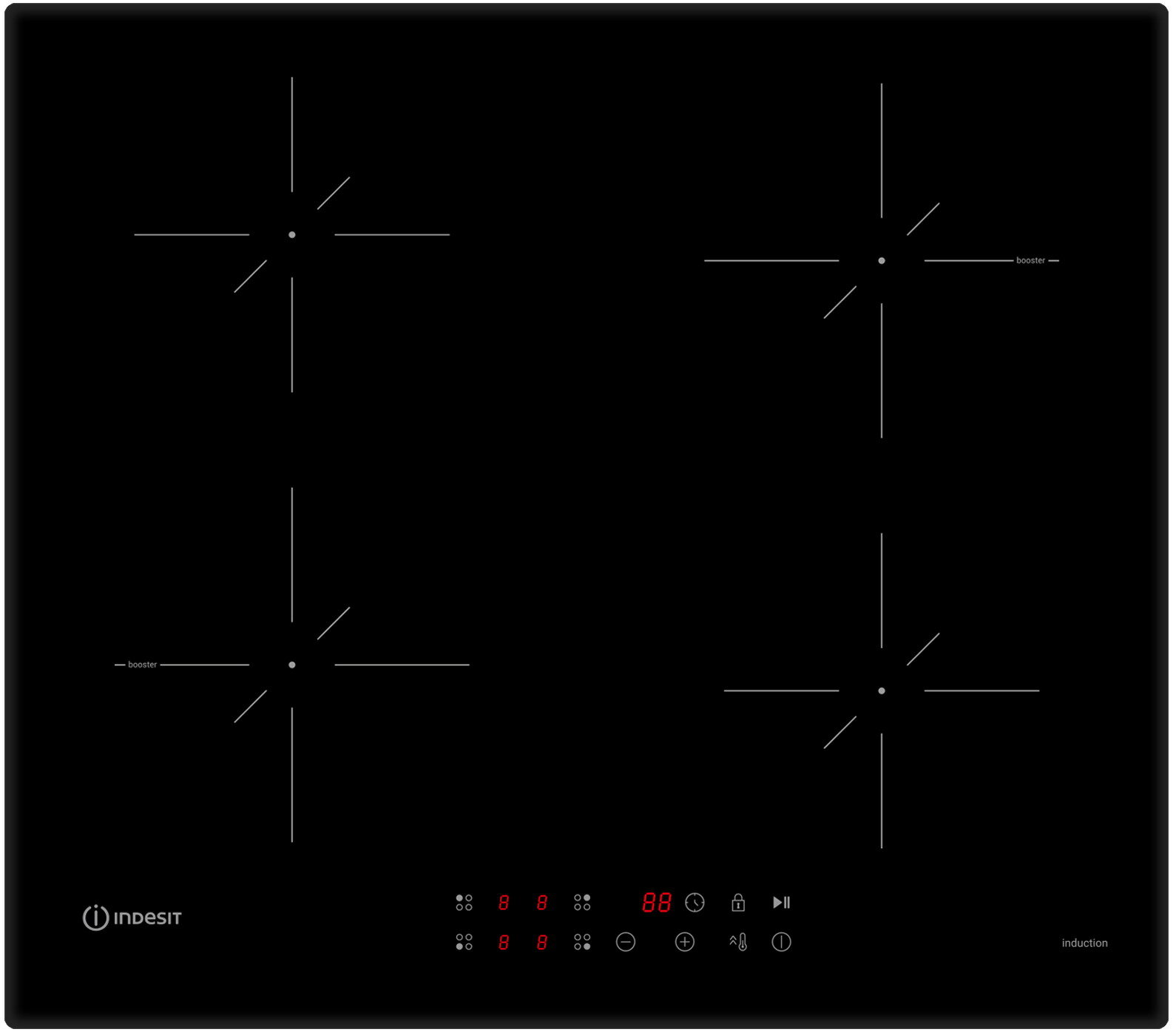 Электрическая варочная панель Indesit IS 40CQ60 NE