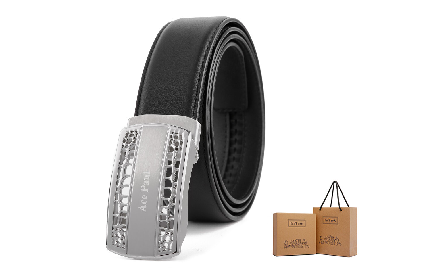 Ace Paul Leather Belts Men's OneSize