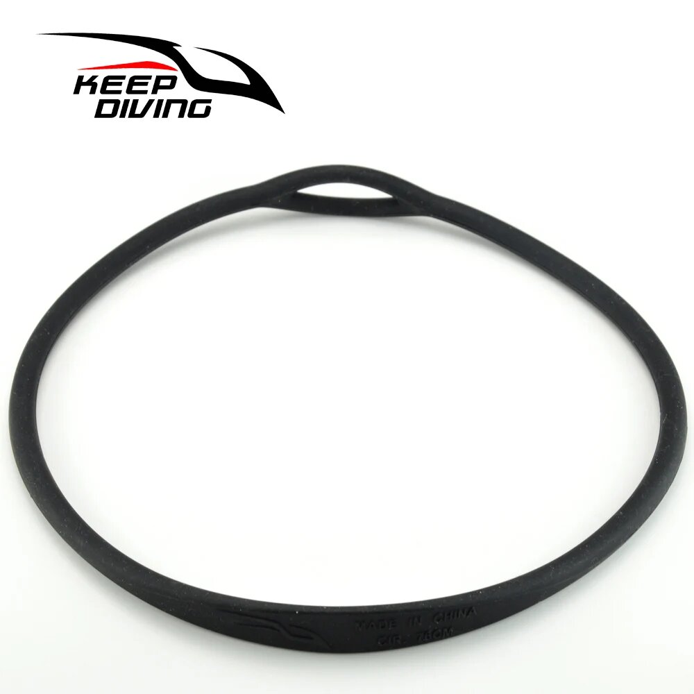 Силиконовое колье для дайвинга KEEP DIVING MH-588 Черный, Черный