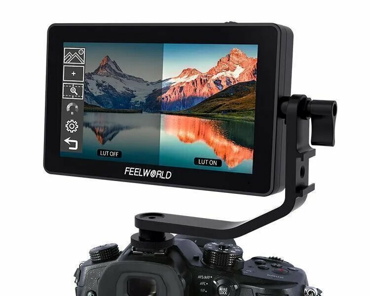 FEELWORLD F6 PLUS Монитор 4K 5,5 дюймов на камере DSLR Field 3D LUT Сенсорный экран IPS FHD 1920x1080 Поддержка видео фокусировки-HDMI