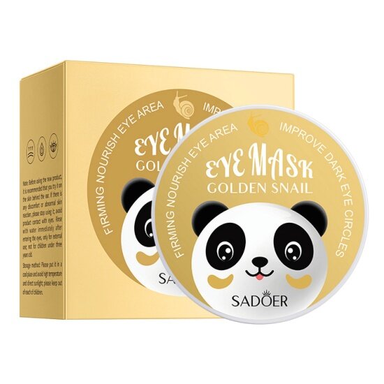 Гидрогелевые патчи для кожи вокруг глаз Sadoer с муцином улитки, 60 шт