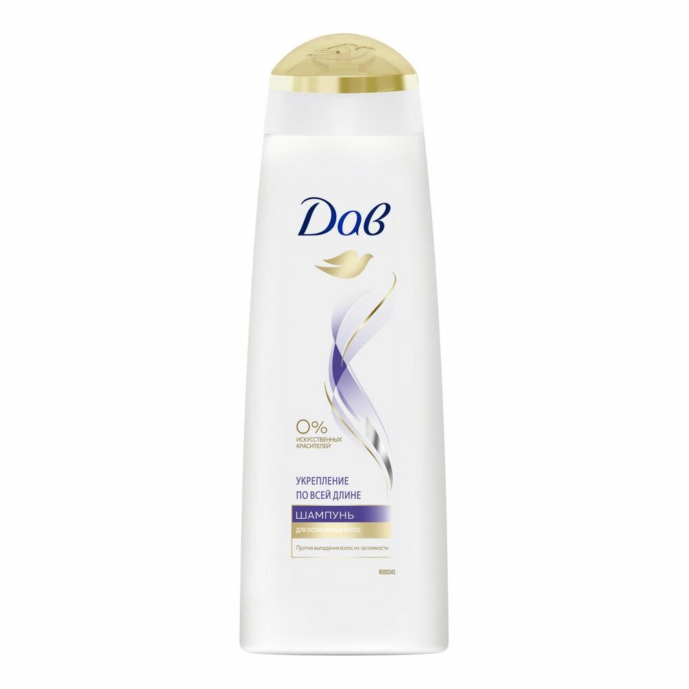 Шампунь Dove укрепление по всей длине, для ослабленных волос, 225 мл