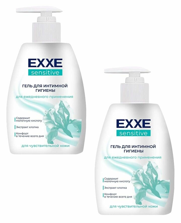 Гель для интимной Гигиены EXXE Sensetive (2уп по 250мл)