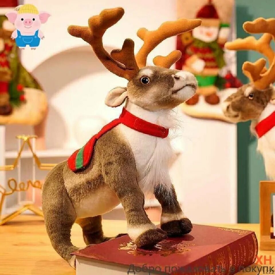 Фигурка новогодняя, Машина, Круассан, высота 28см, длина 34 см