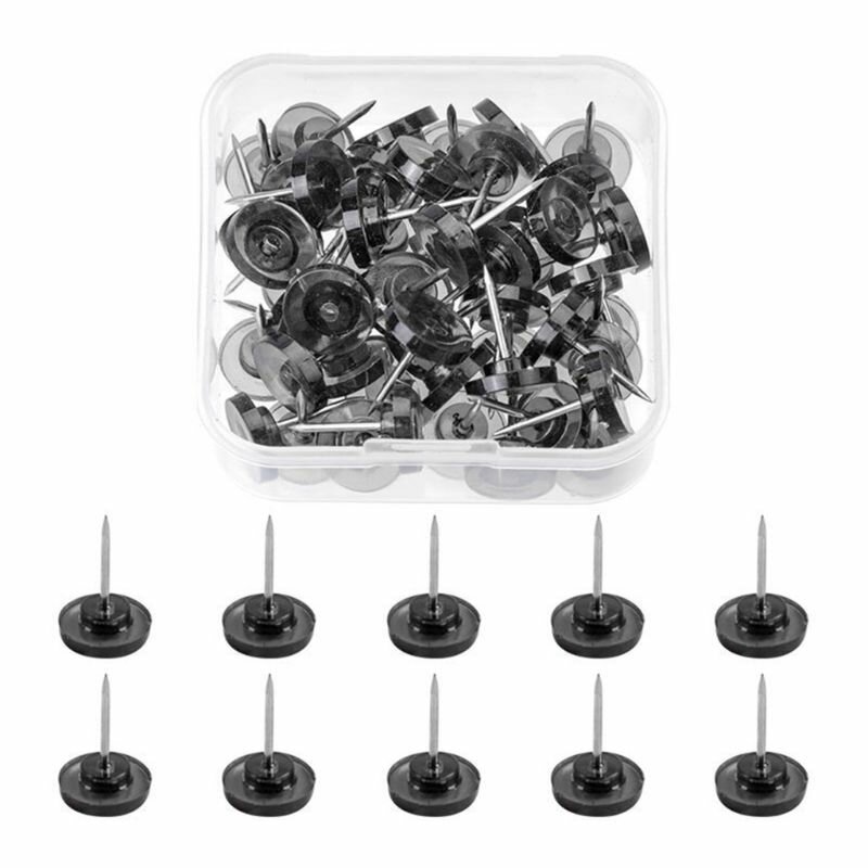 Кнопки для пробковой доски, - Плоская круглая поверхность