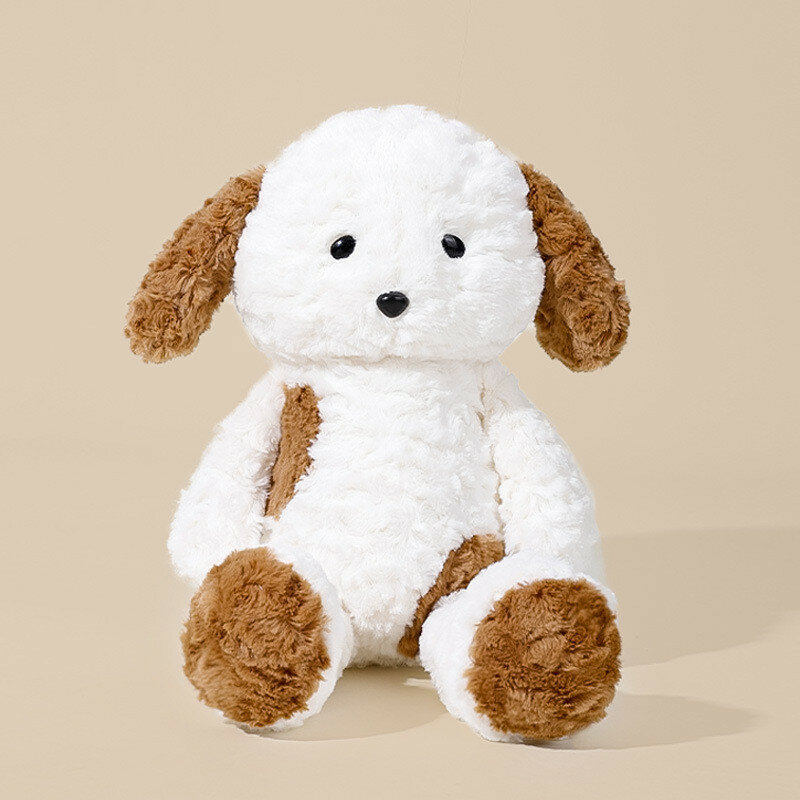 Маленькая плюшевая собака игрушка с полиэстеровым наполнителем для сна и игр