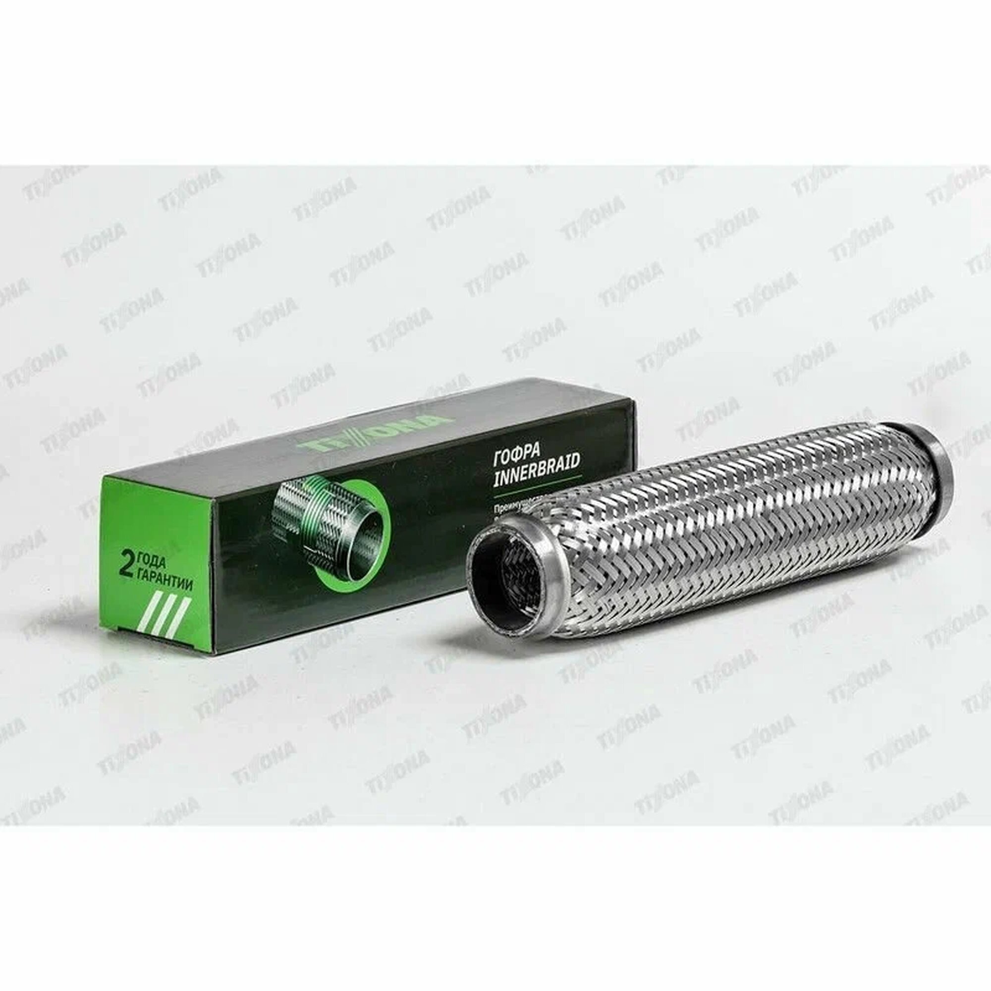 Гофра глушителя Tixona 40250, нержавеющая сталь, длина 250мм