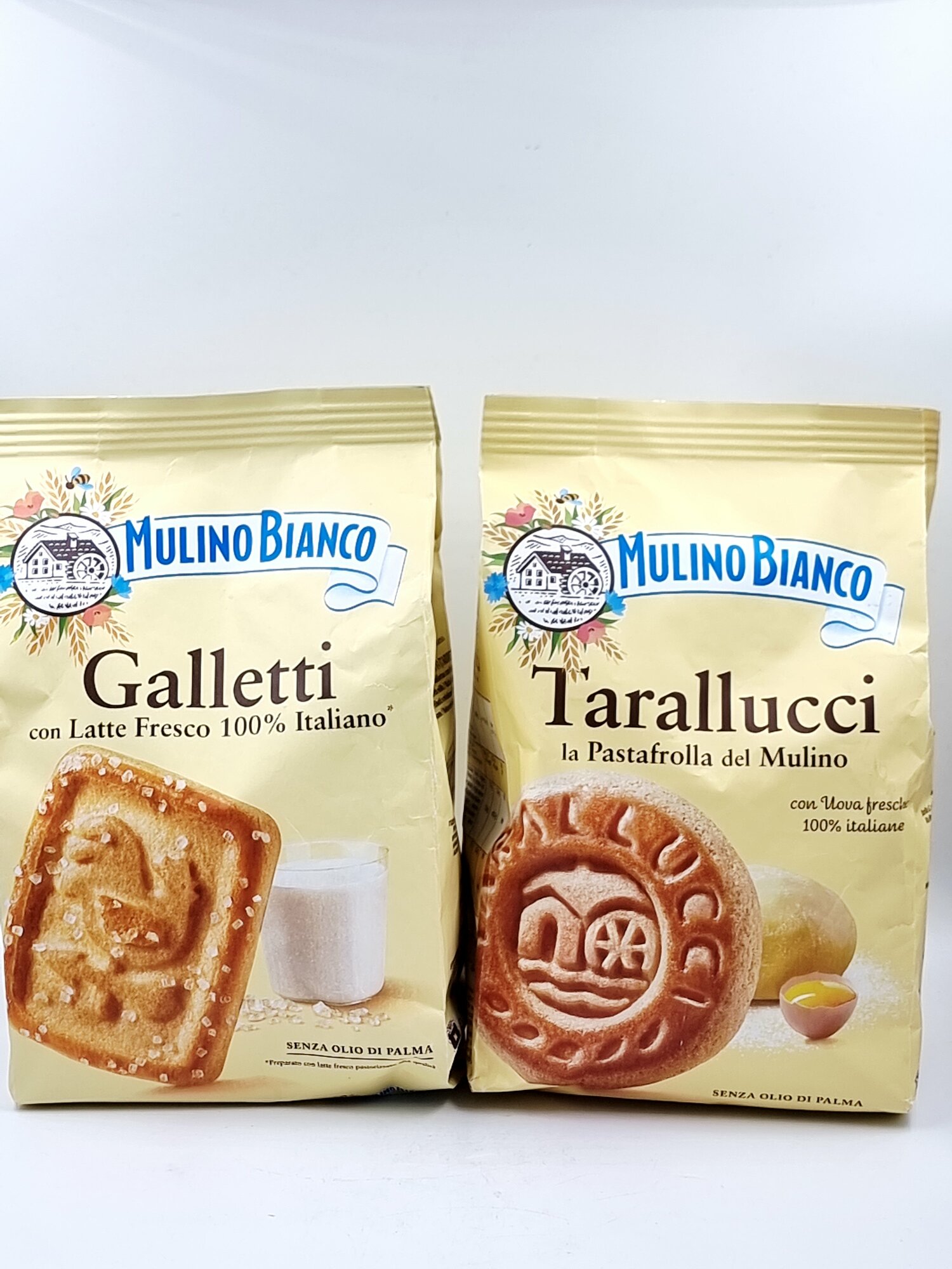 Набор печенья сахарного Mulino Bianco Tarallucci и Galletti, (350х2) 700г (Италия)
