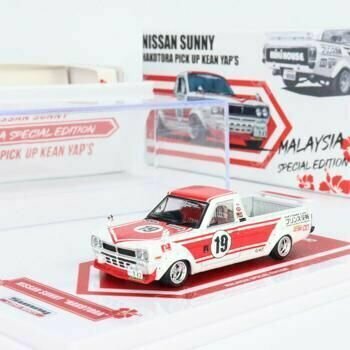 Машинка INNO 1/64 Malaysia Limited edition Nissan SUNNY Sunny pickup HAKOTORA Die-cast Alloy Car Model Collection Gift