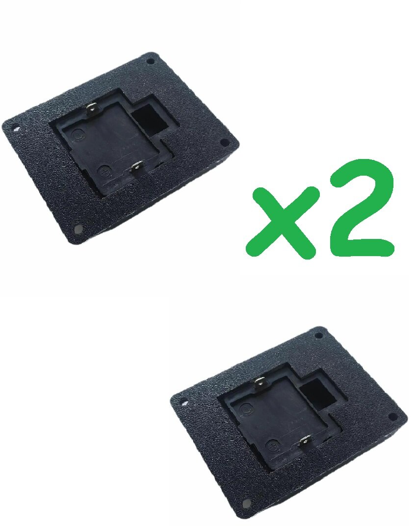 Переходник на аккумулятор типа BL18xx, LiIon, 1 слот зарядки, 20A, черный 2 штуки