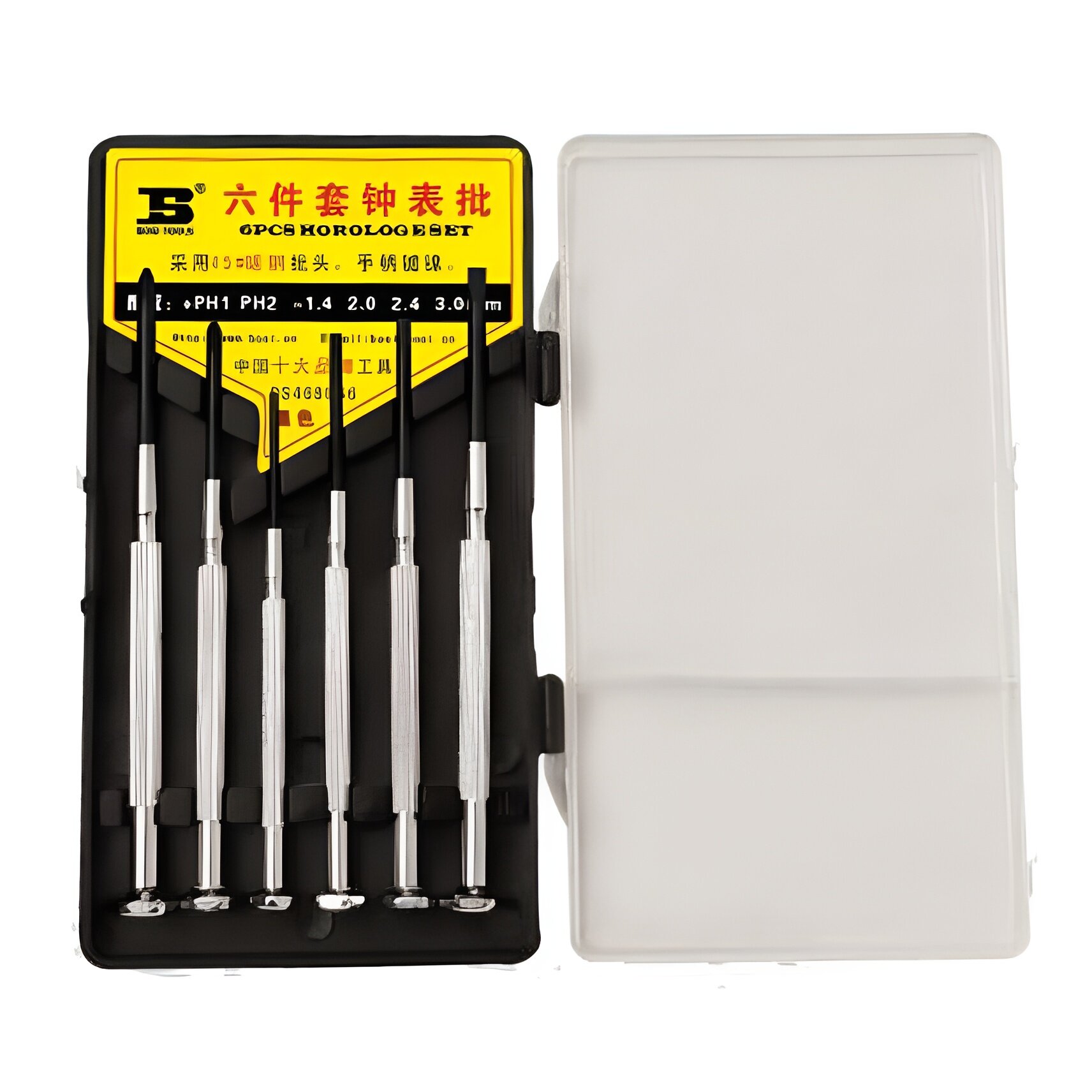 Набор часовых отверток BS468066, BOSI, ручной инструмент, для ремонта ПК, мобильных телефонов, ремонт часов и тд.