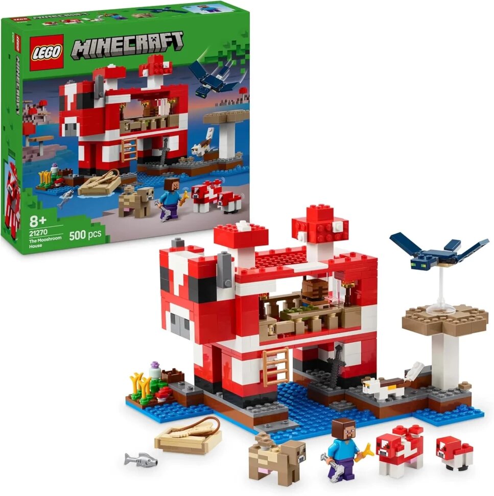 Конструктор LEGO Minecraft 21270 Грибной дом